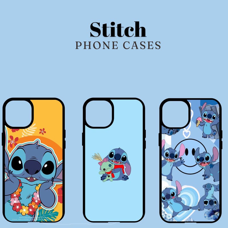 Stitch Phone Case - Etsy
