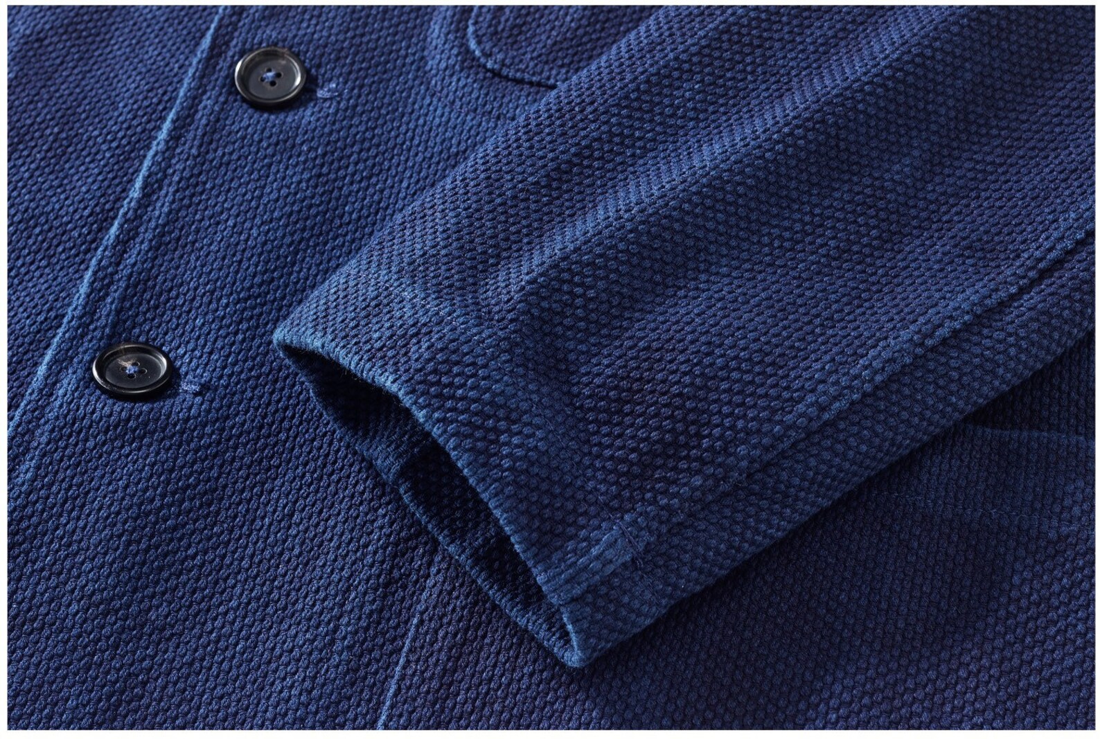 Indigo Blue French Worker Jacket Vintage Cardigan Coat - Etsy Canada