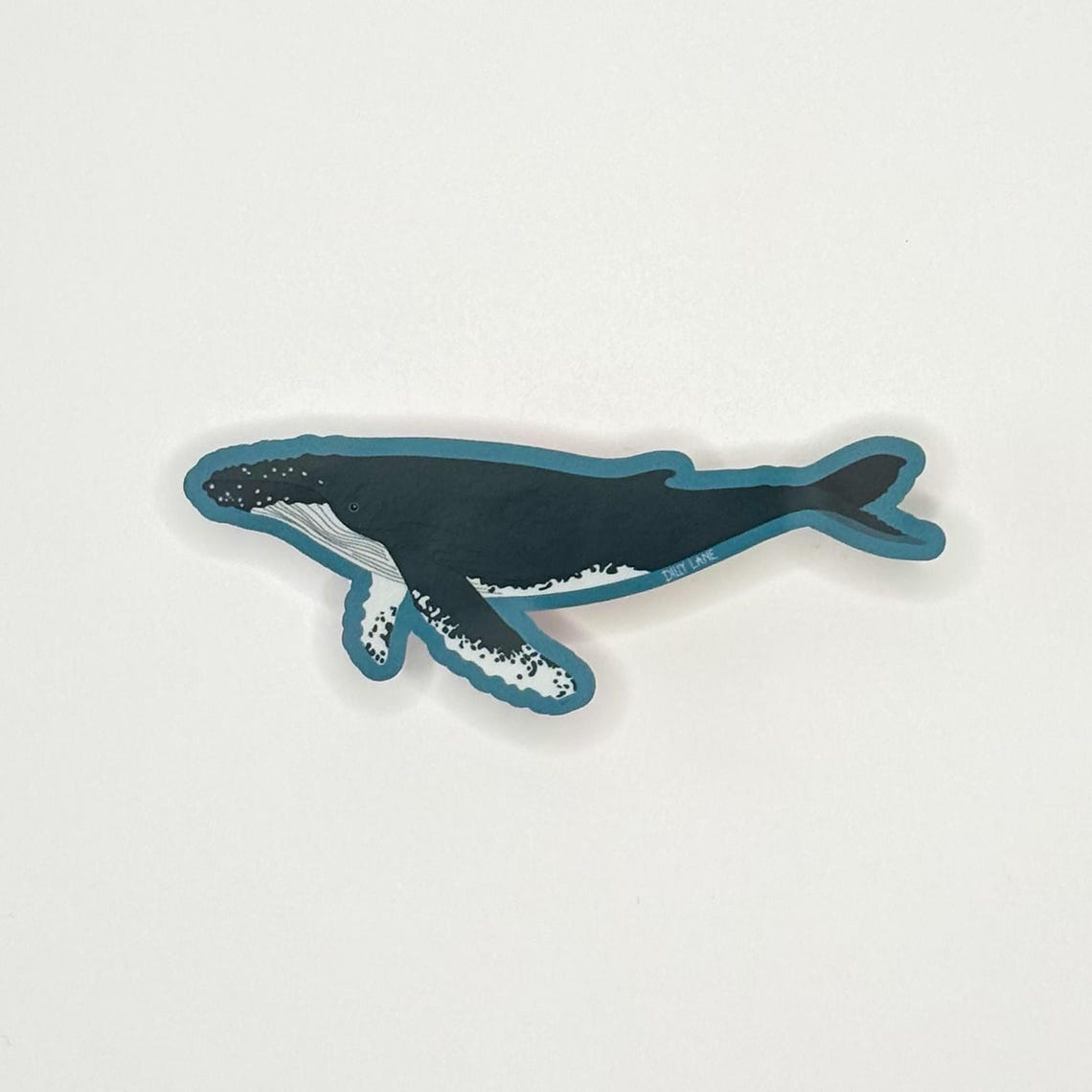 Humpback Whale Sticker - Ocean Animal Vinyl Decal, Marine Life ...