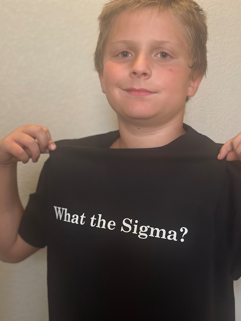 What the Sigma? Tshirt Size for Kids, Adults, Plus Size - Etsy
