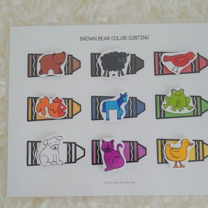 Brown Bear Busy Book Bundle: Homeschool Learning (digital Download) - Etsy