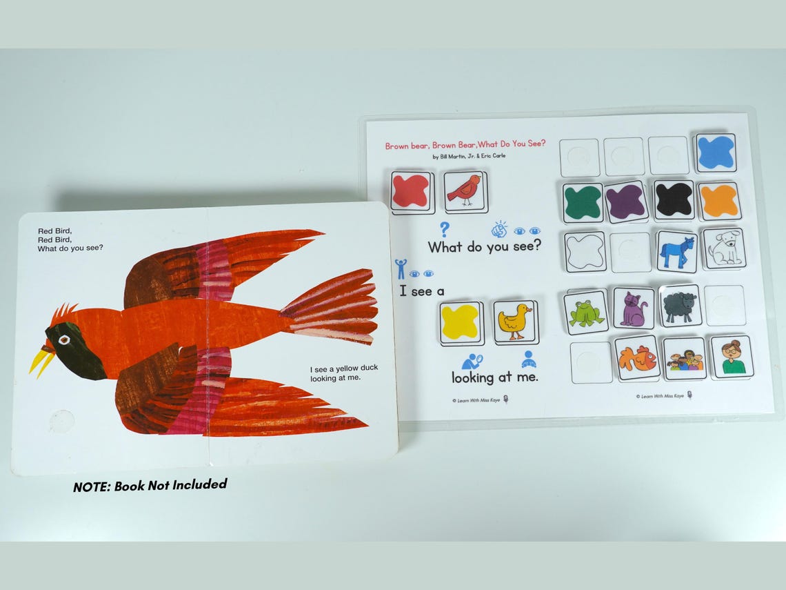 Brown Bear, Brown Bear Activities Story Companion |adapted Books for ...
