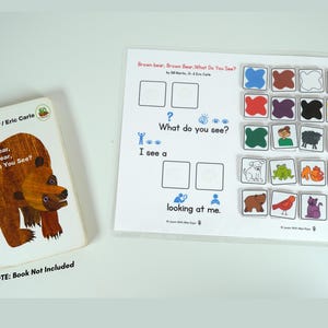 Brown Bear Brown Bear What Do You See Activities | Adapted Book for ...