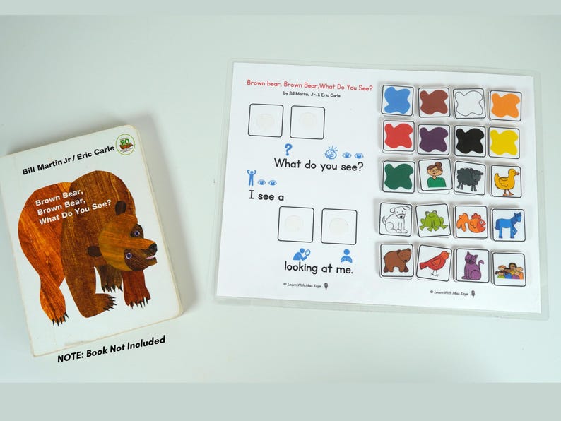 Brown Bear Brown Bear What Do You See Activities | Adapted Book for ...