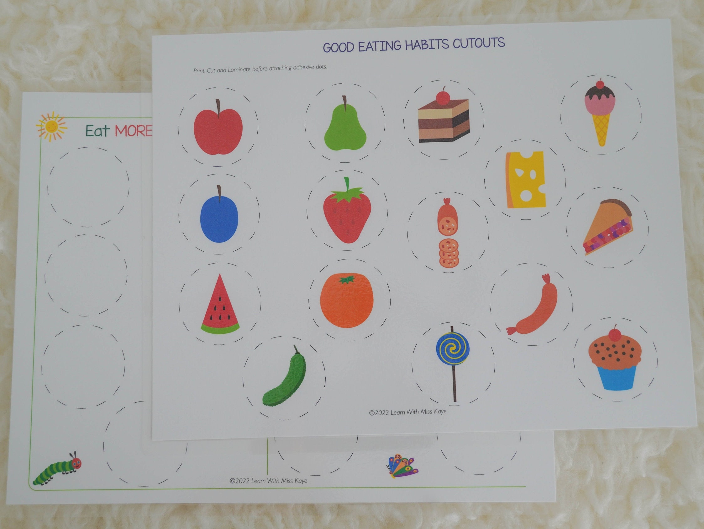 The Very Hungry Caterpillar Printable Bundle: Toddler Busy Book (PDF ...
