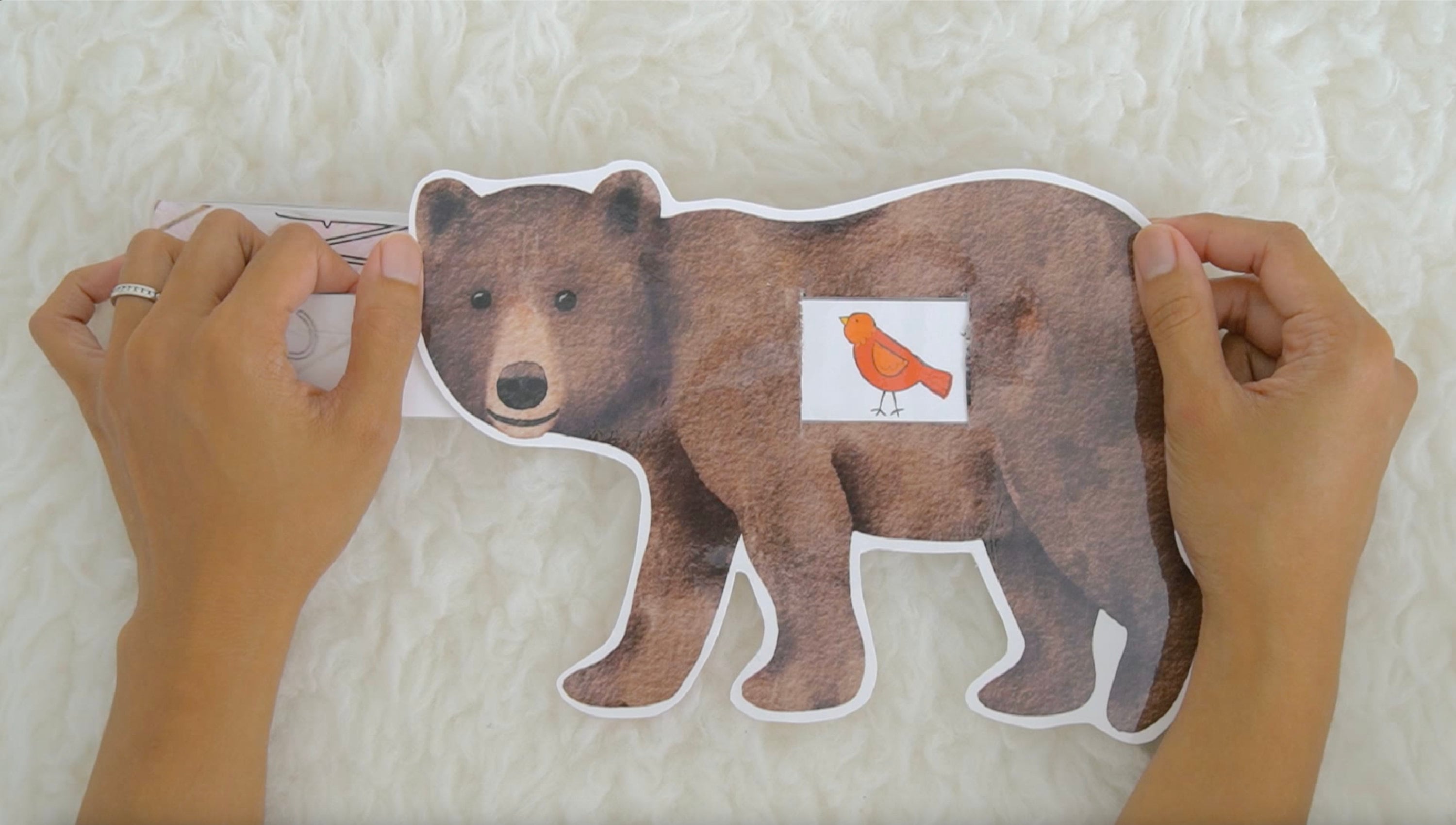 Brown Bear Story Strip: Homeschool Circle Time Prop (digital Download ...