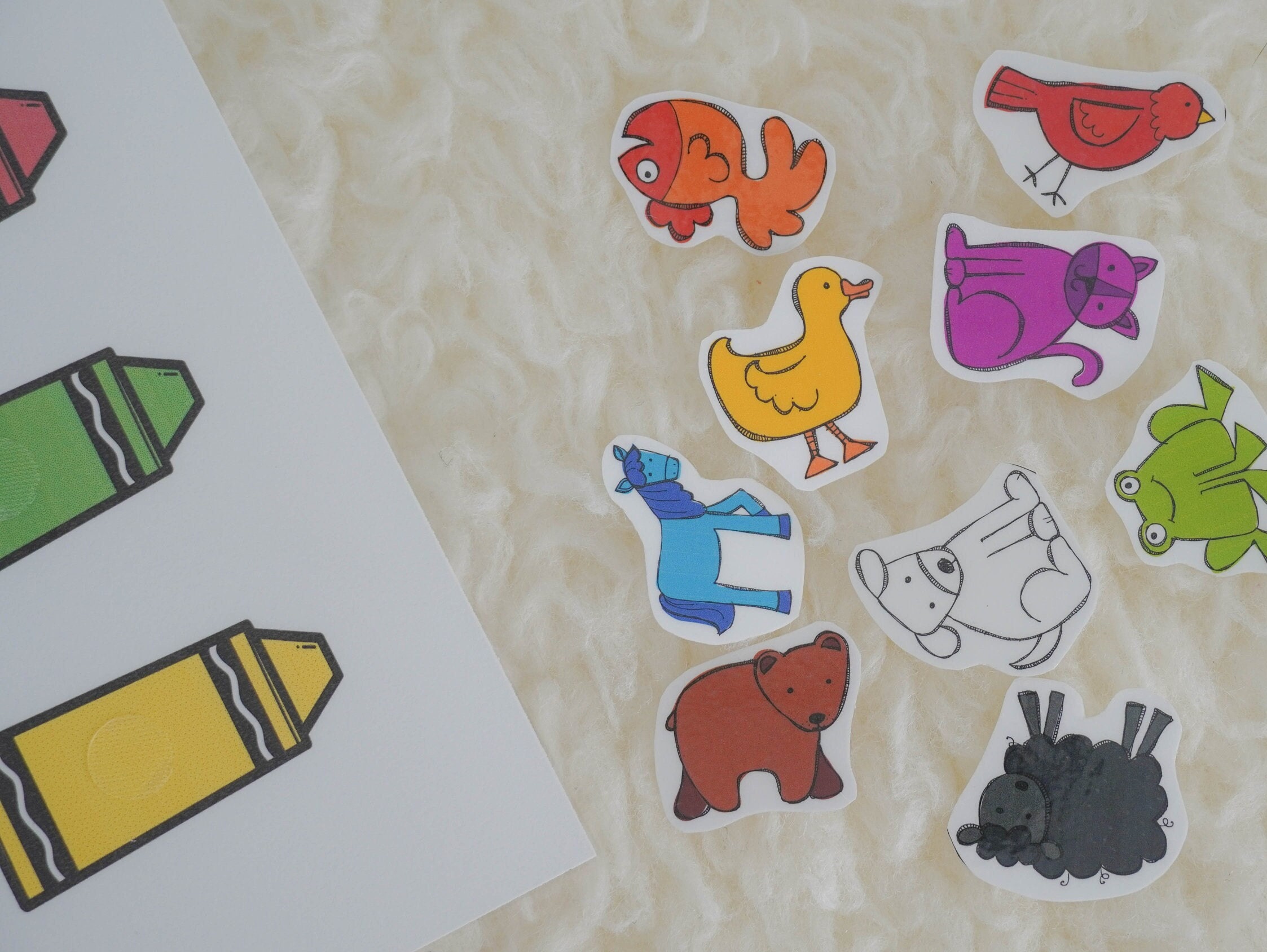 Quiet Book Toddler Busy Binder Printable | Color Matching Activity ...