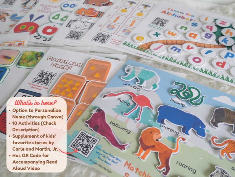 Montessori Busy Book | Toddler Preschool Busy Learning Binder ...