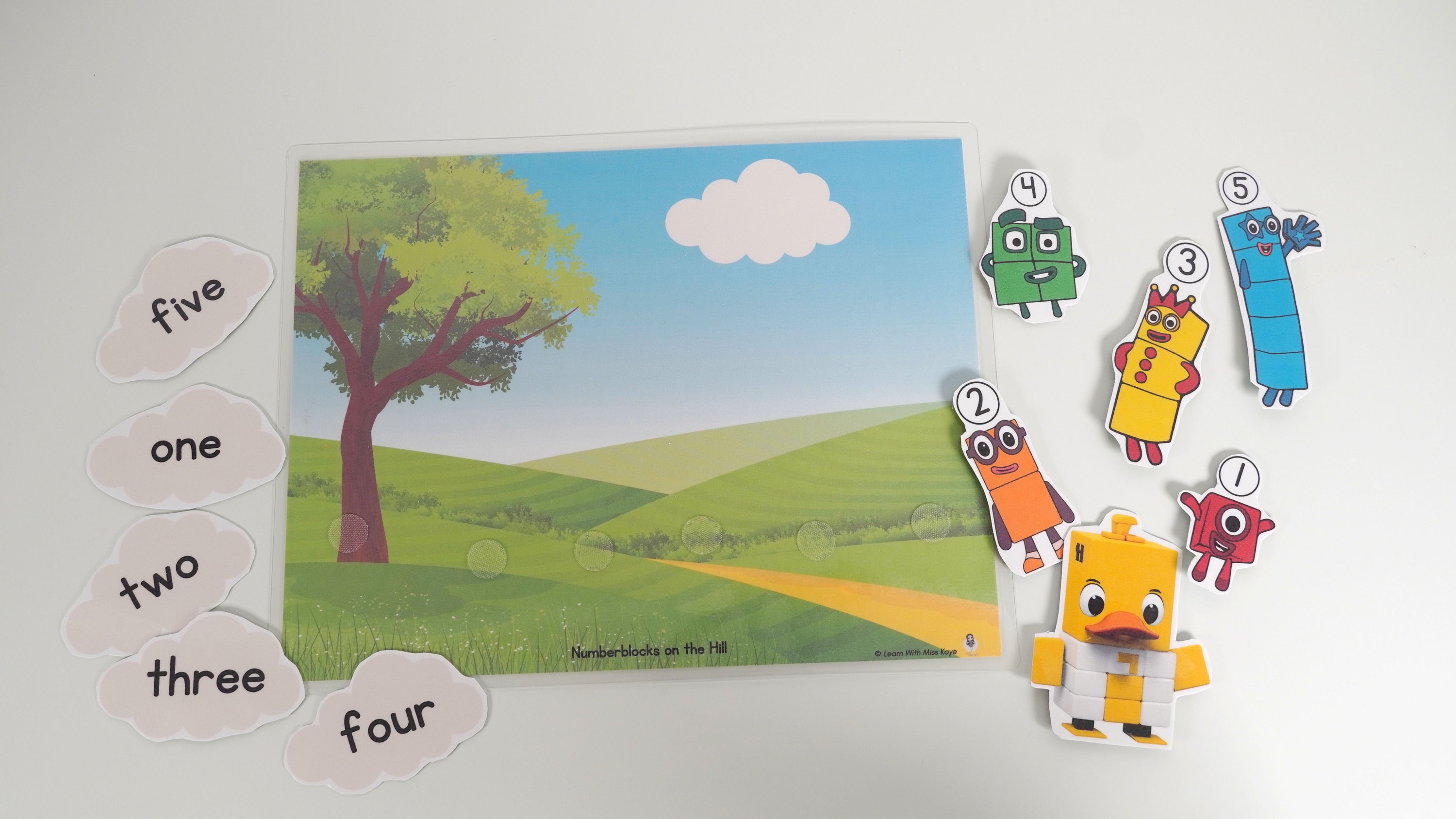 Numberblocks Busy Book | Toddler Preschool Busy Learning Binder ...