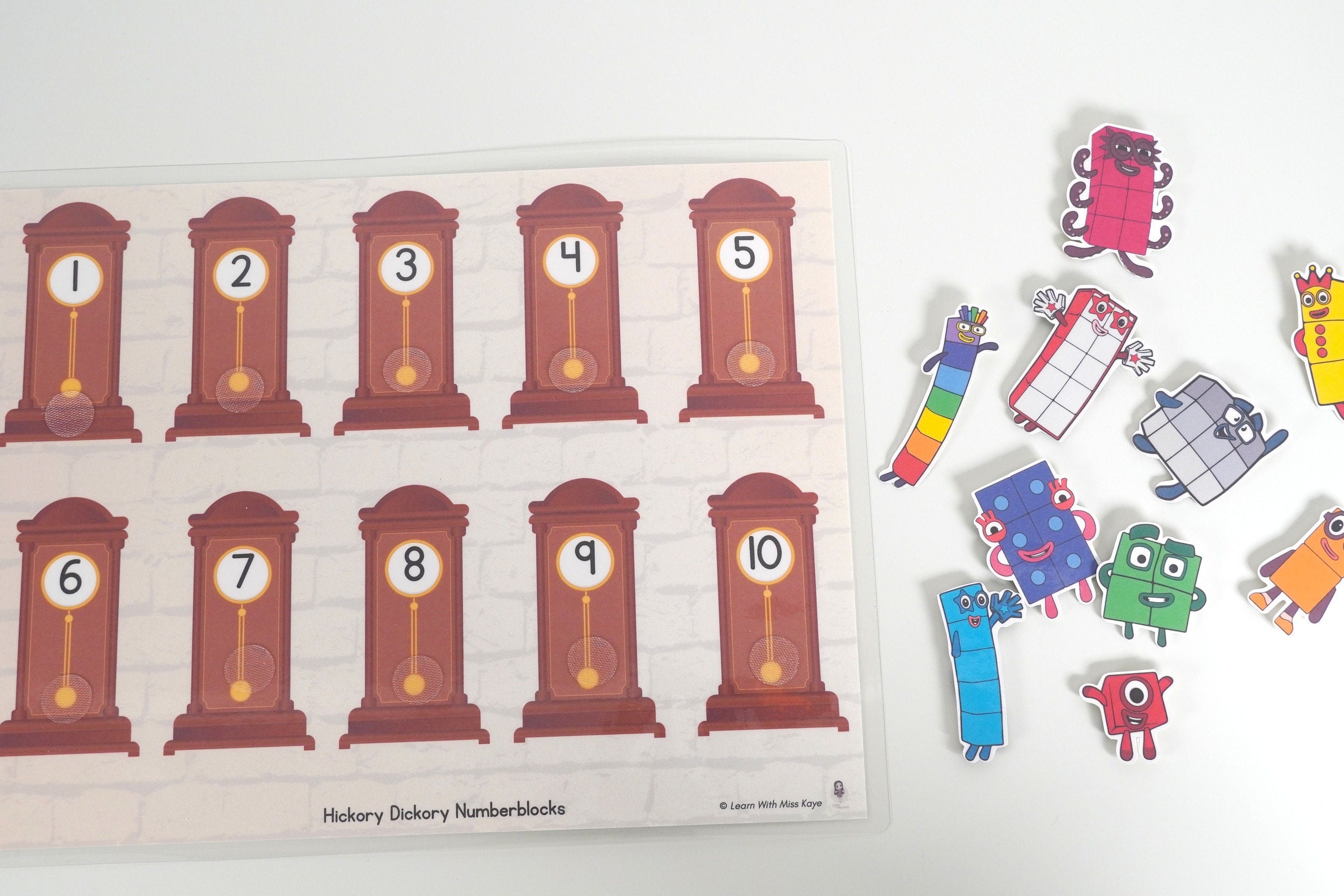 Numberblocks Busy Book Toddler Preschool Busy Learning Binder Numbers ...