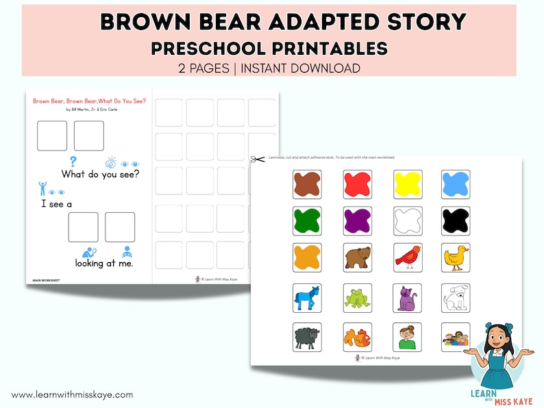 Brown Bear Brown Bear What Do You See Activities | Adapted Book for ...