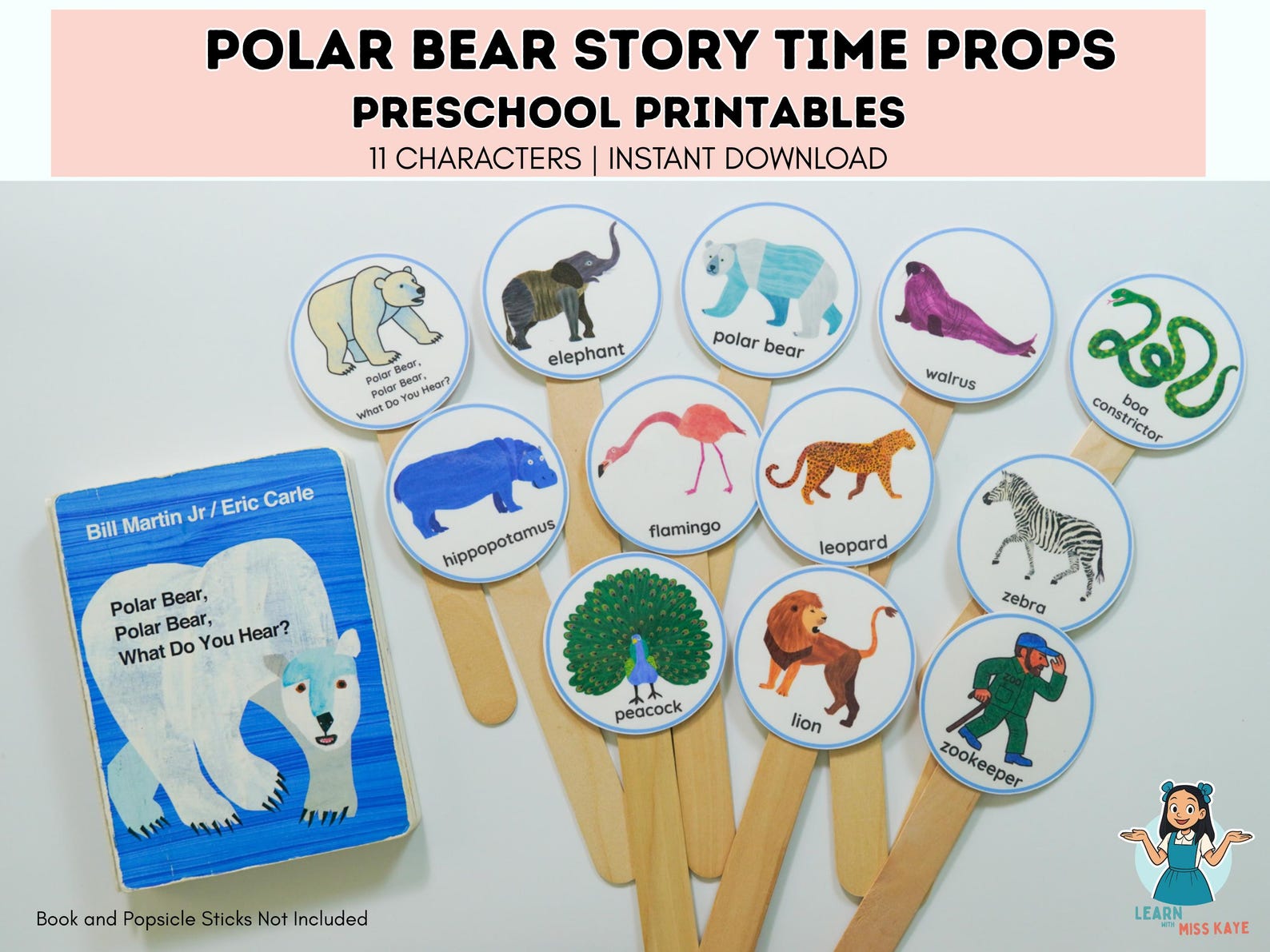 Polar Bear Polar Bear What Do You Hear Activities | Toddler and ...