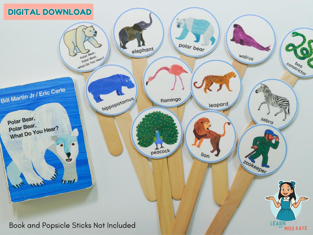 Polar Bear Polar Bear What Do You Hear Activities | Toddler and ...