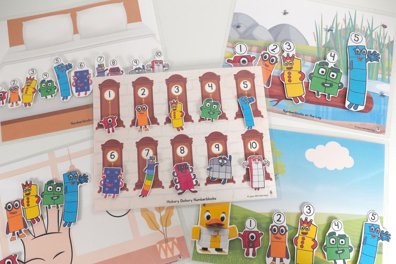 Numberblocks Busy Book: Preschool Learning Binder (digital Printable ...