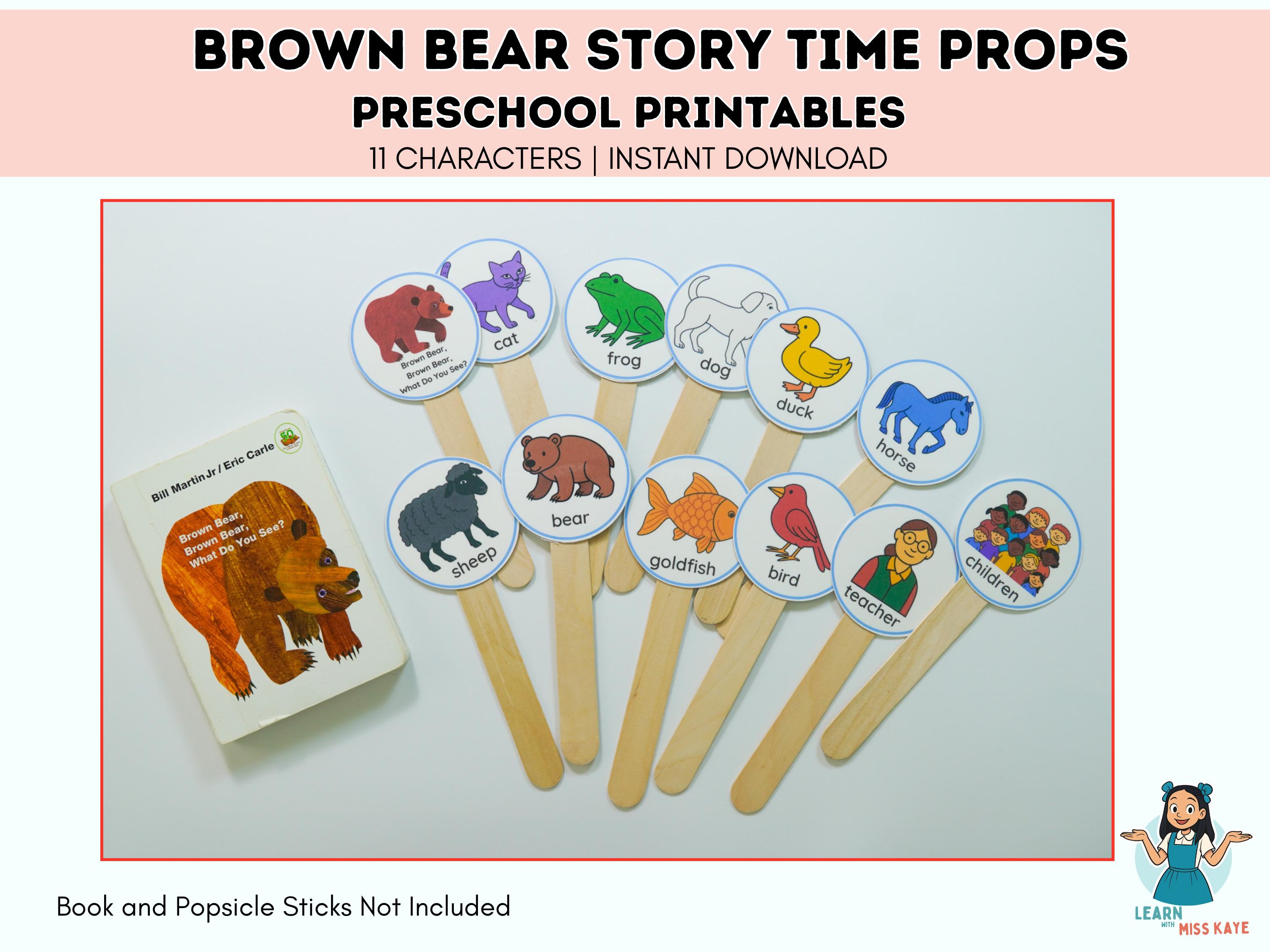 Brown Bear Brown Bear What Do You See Activities | Circle Time Story ...