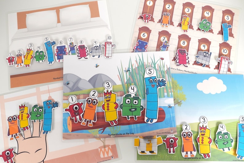 Numberblocks Busy Book: Preschool Learning Binder (digital Printable ...