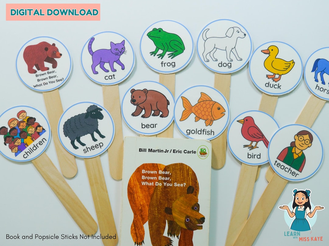 Brown Bear Brown Bear What Do You See Activities | Circle Time Story ...