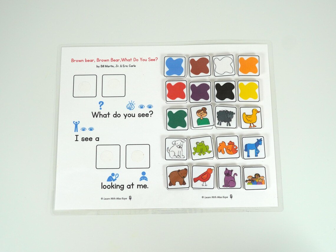Brown Bear, Brown Bear Activities Story Companion |adapted Books for ...