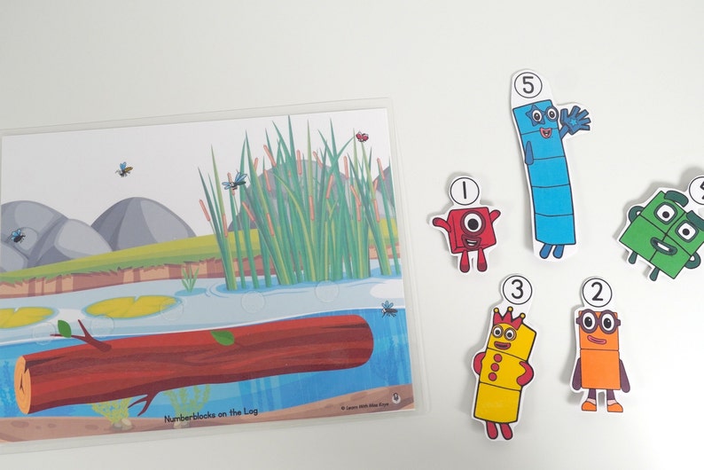 Numberblocks Busy Book: Preschool Learning Binder (digital Printable ...