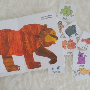 Brown Bear Busy Book Bundle: Homeschool Learning (digital Download) - Etsy