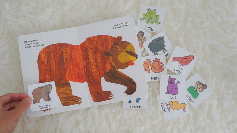 Brown Bear Busy Book Bundle: Homeschool Learning (digital Download) - Etsy