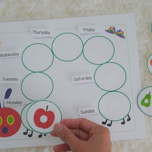 The Very Hungry Caterpillar Printable | Activity Worksheet for Toddler ...