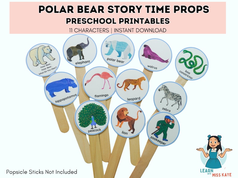 Polar Bear Polar Bear What Do You Hear Activities | Toddler and ...