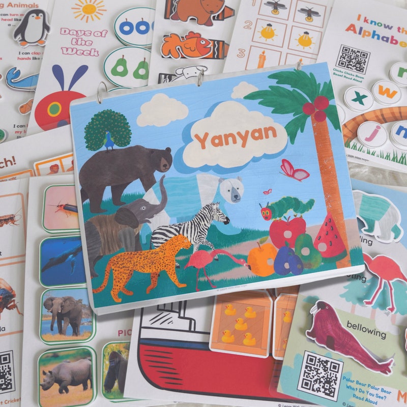 Busy Book Printable - Etsy
