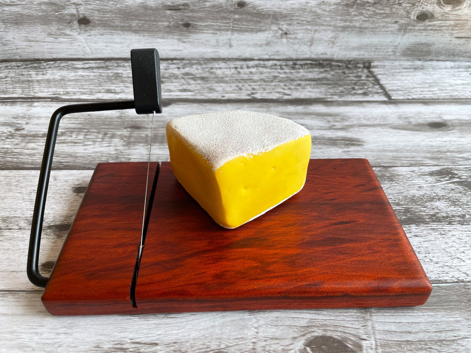 Cheese Board With Wire Slicer, Handmade Cheese Board, Cheese Slicer ...