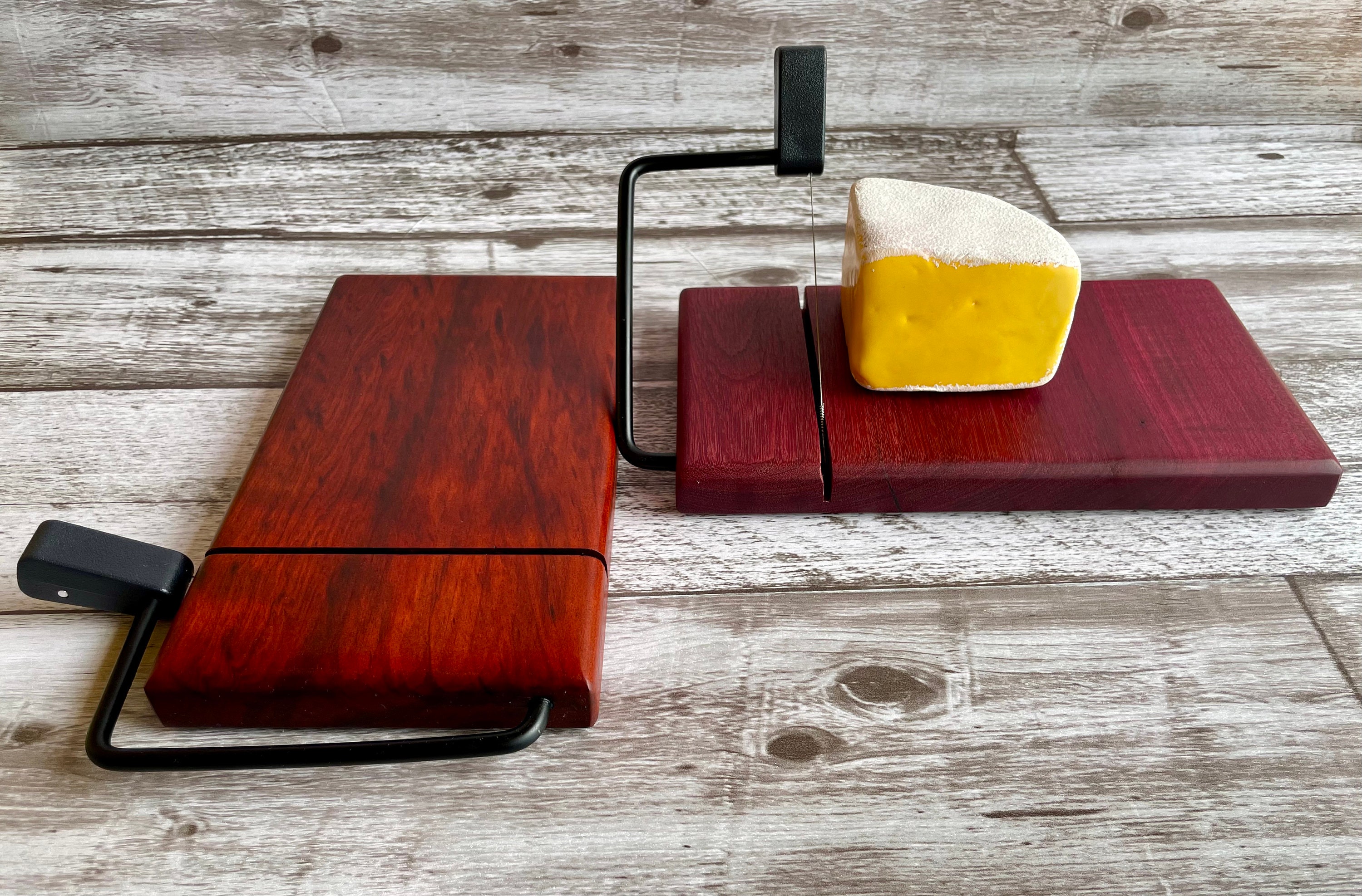 Cheese Board With Wire Slicer, Handmade Cheese Board, Cheese Slicer ...