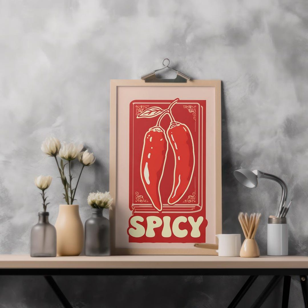 Spicy Book Poster, DIGITAL DOWNLOAD, Wall Print, Bookish Poster, Gift ...