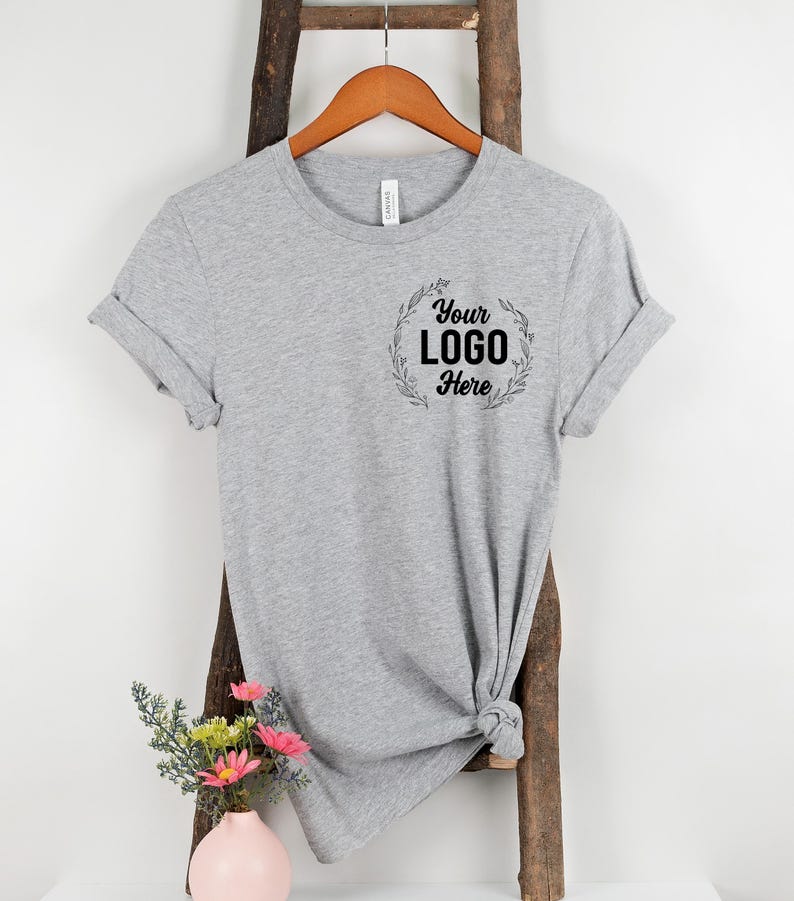 Custom Logo T-shirt: Personalized Business or Team Shirt - Etsy