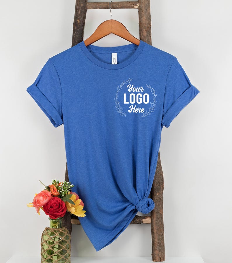 Custom Logo T-shirt: Personalized Business or Team Shirt - Etsy