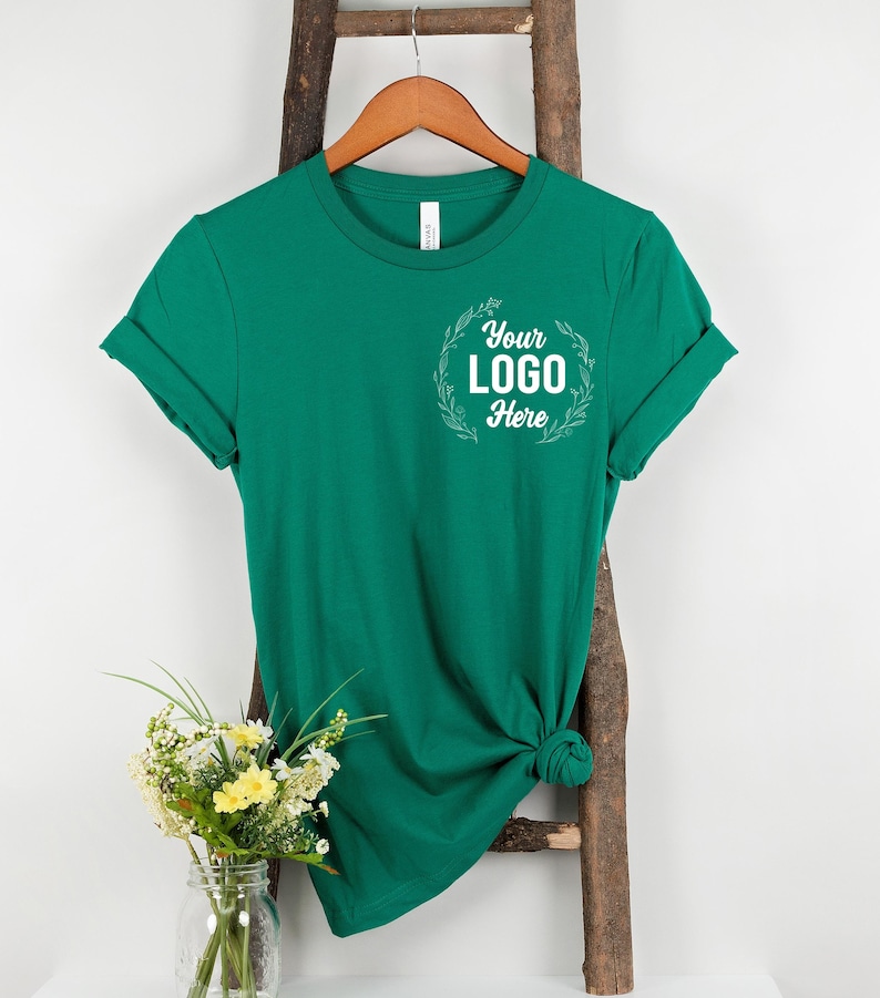 Custom Logo T-shirt: Personalized Business or Team Shirt - Etsy
