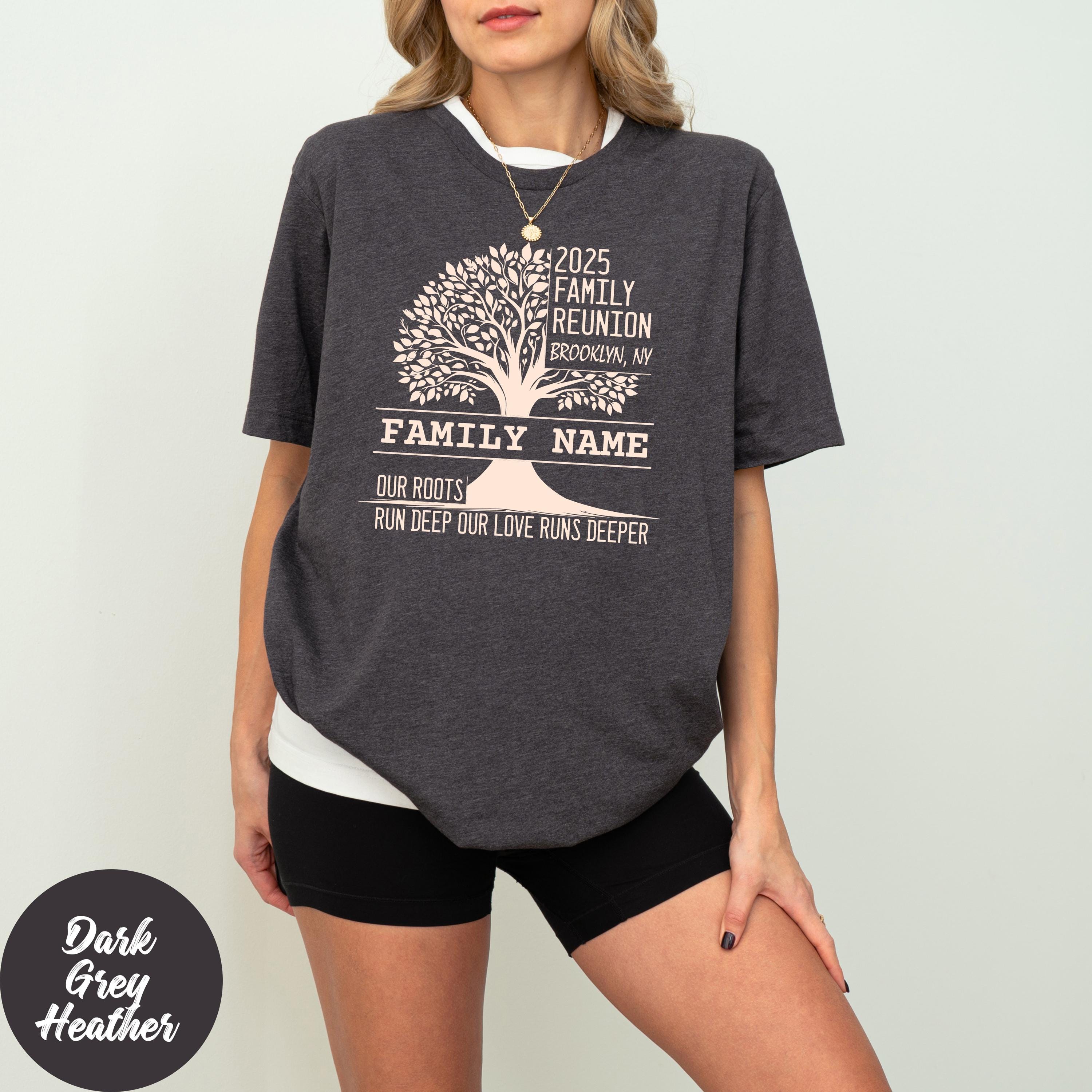 Custom Family Reunion Shirt: Personalized Matching Cotton Tee - Etsy