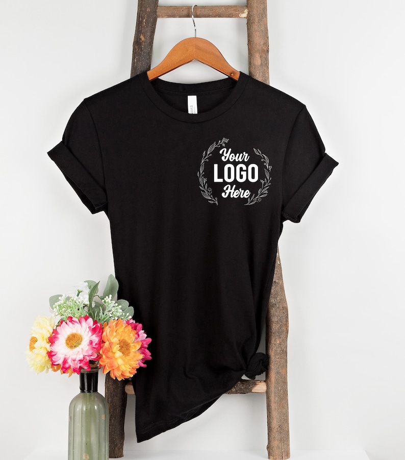 Custom Logo T-shirt: Personalized Business or Team Shirt - Etsy