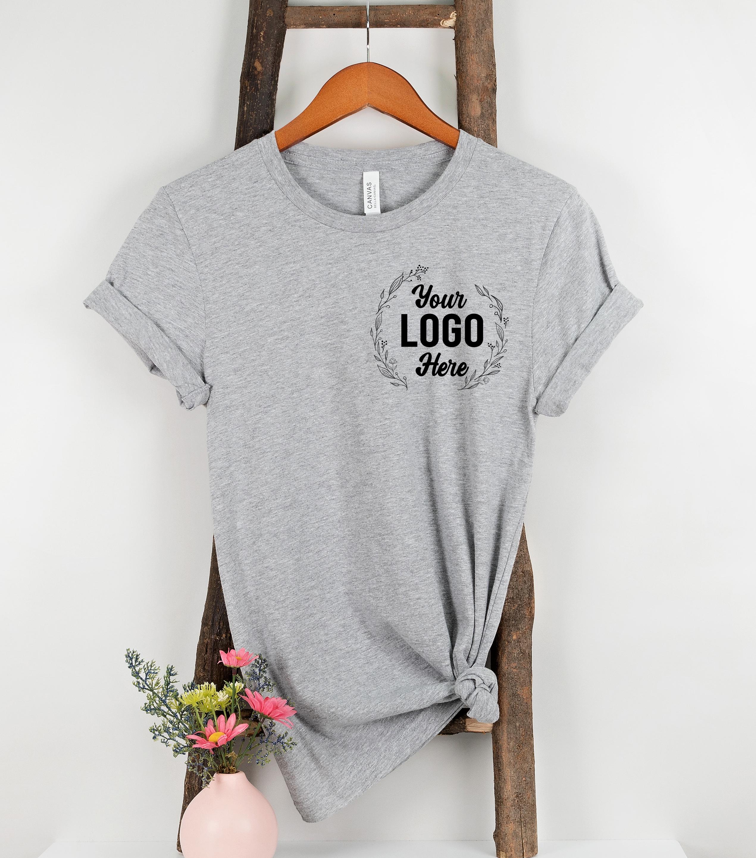 Custom Logo Shirts, Personalized Business Tees With Front & Back Logo ...