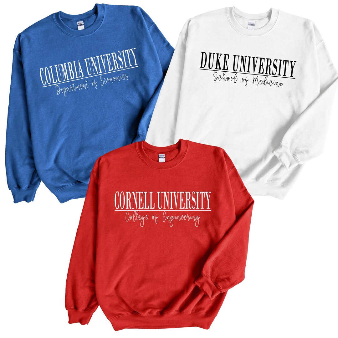 Custom University Sweatshirt, Personalized School Sweatshirt, Custom ...