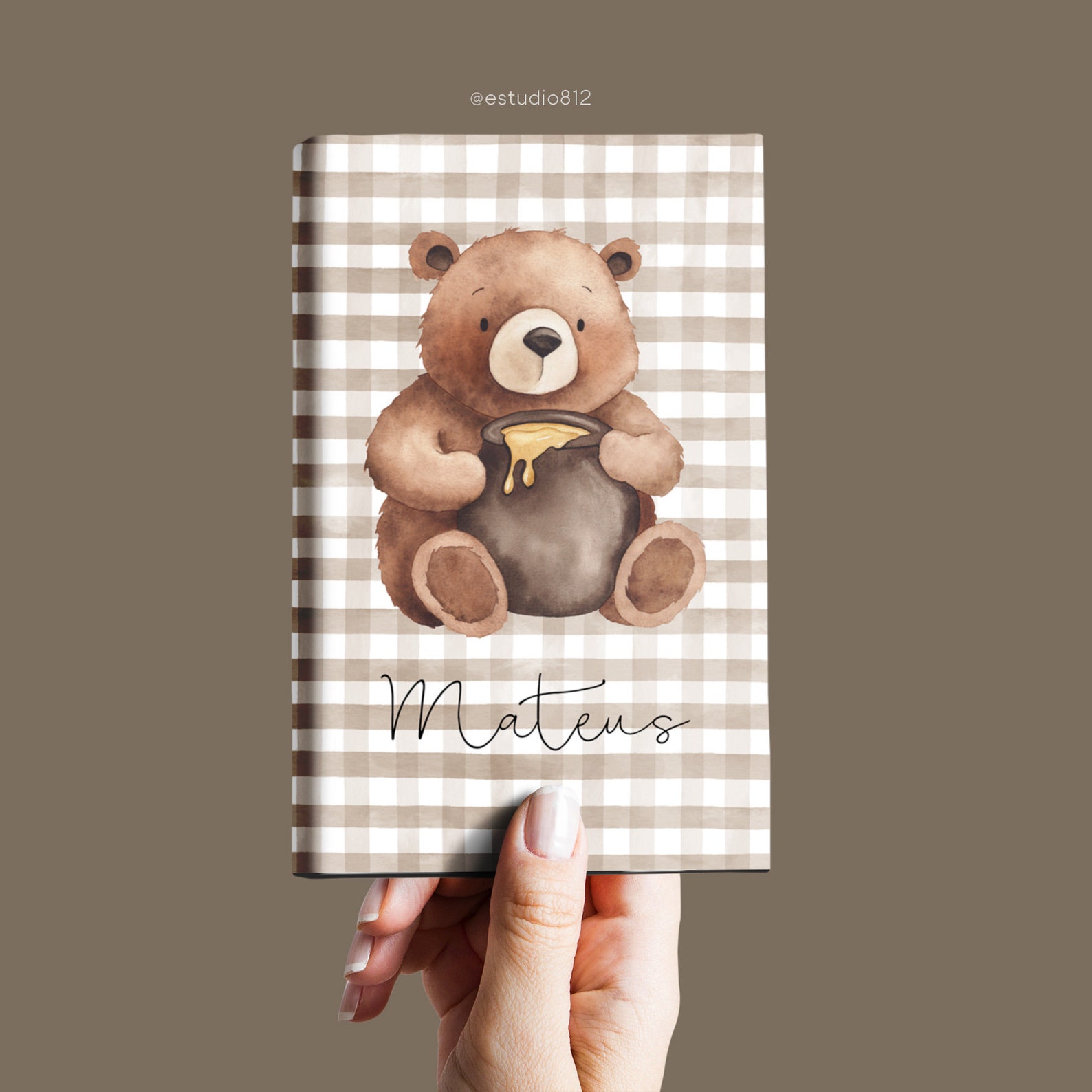 Bear and Bees Watercolor Clipart Bundle: Bear, Bees, Honey, Tree ...