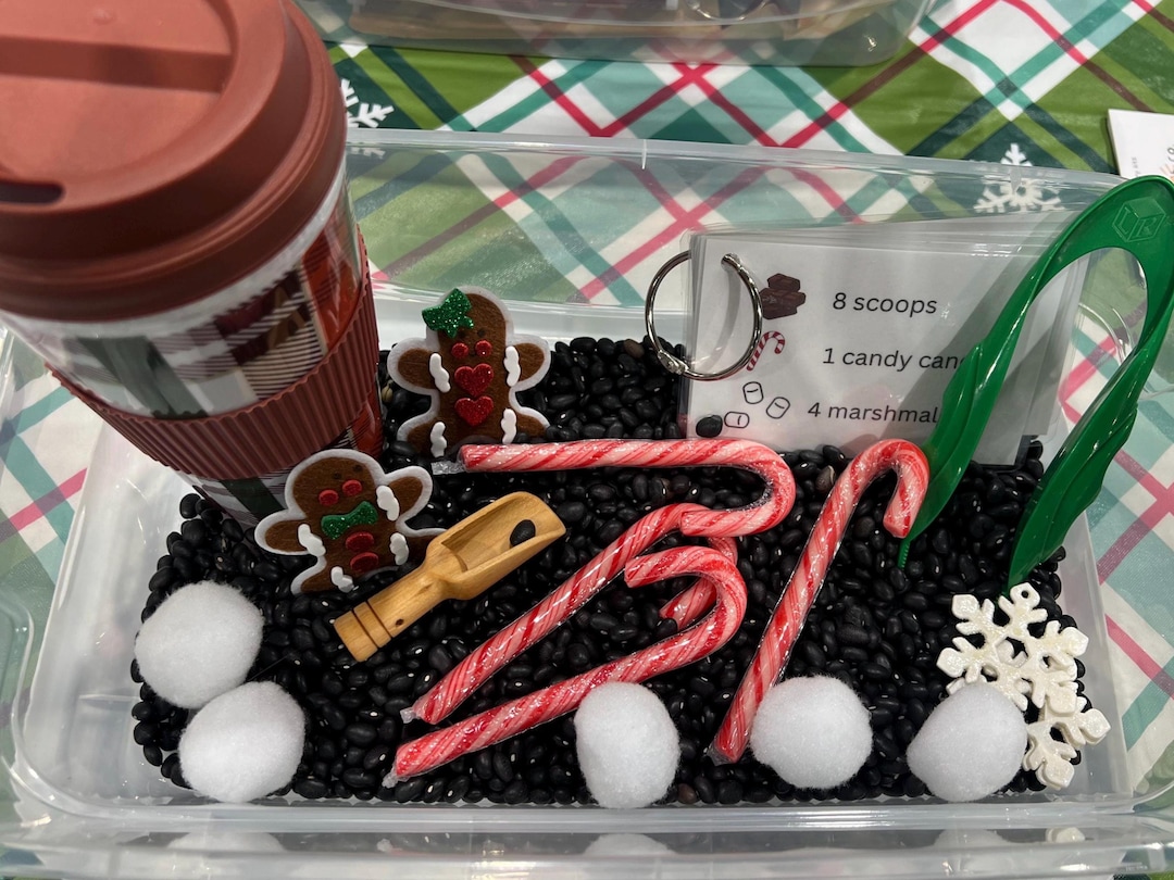 Hot Cocoa Sensory Bin - Etsy