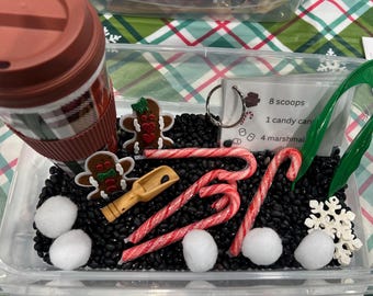 Hot Cocoa Sensory Bin - Etsy
