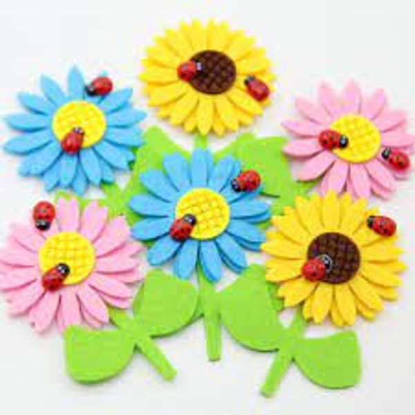 Felt Wall Flower - Etsy