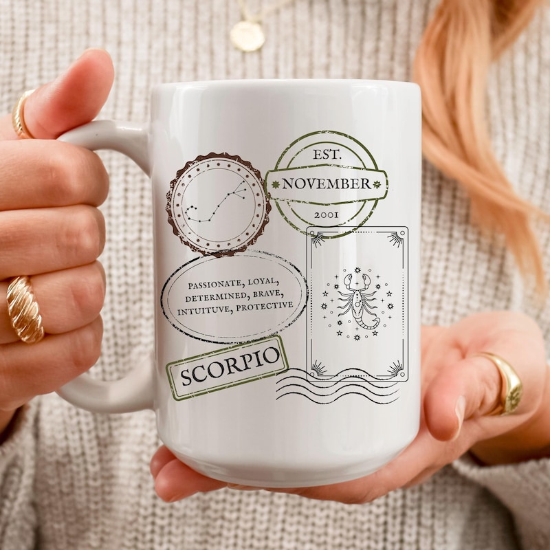Scorpio Mug - Etsy