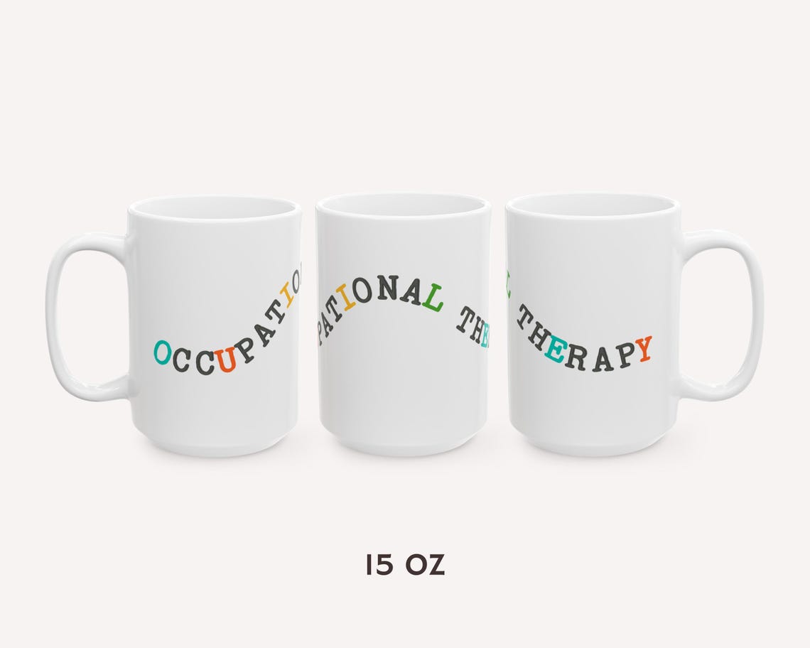 Occupational Therapy Gifts Mug, COTA Custom Gift, OT Student and Future ...