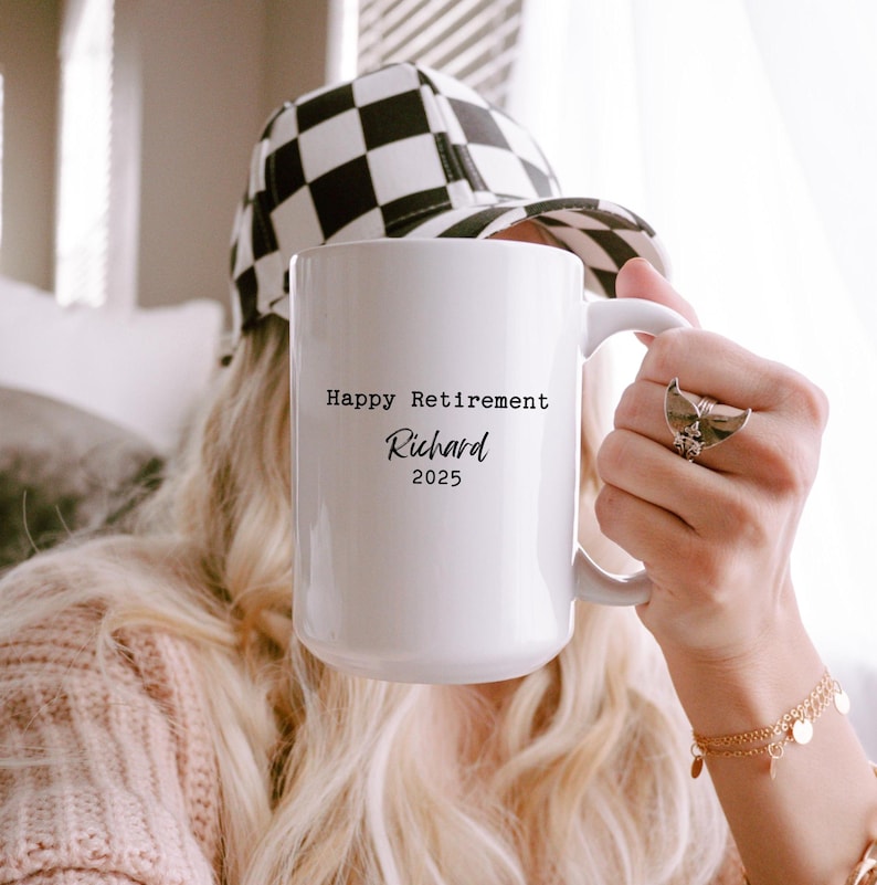 Personalized Retirement Gift, I Worked My Whole Life for This Mug ...