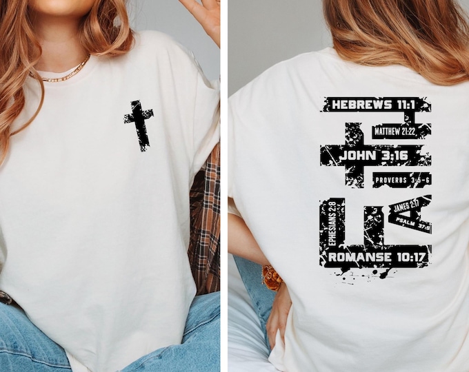 Jesus Cross Shirt, Jesus Graphic Tees, Cross Graphic Tees, Faith Cross ...