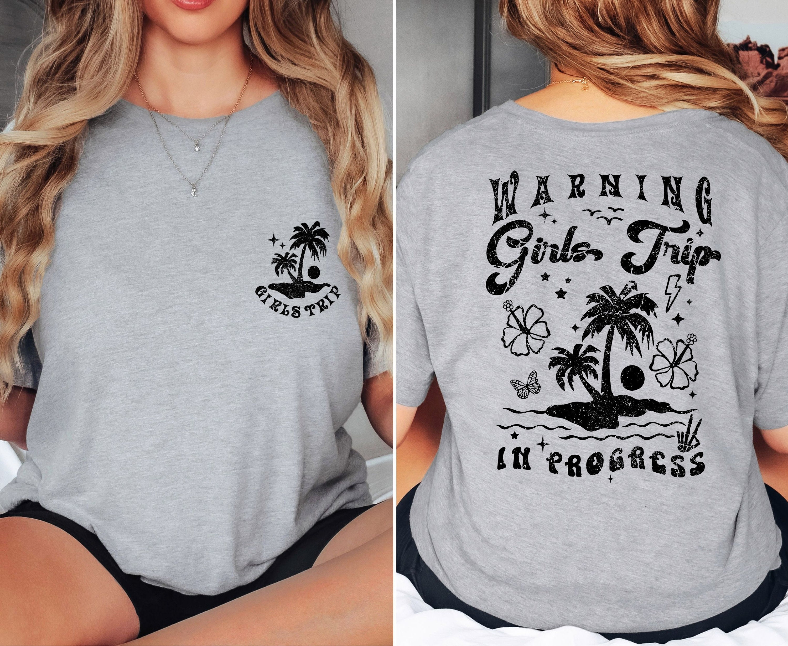 Girls Trip T-shirt: Beach Vacation Tee - Etsy