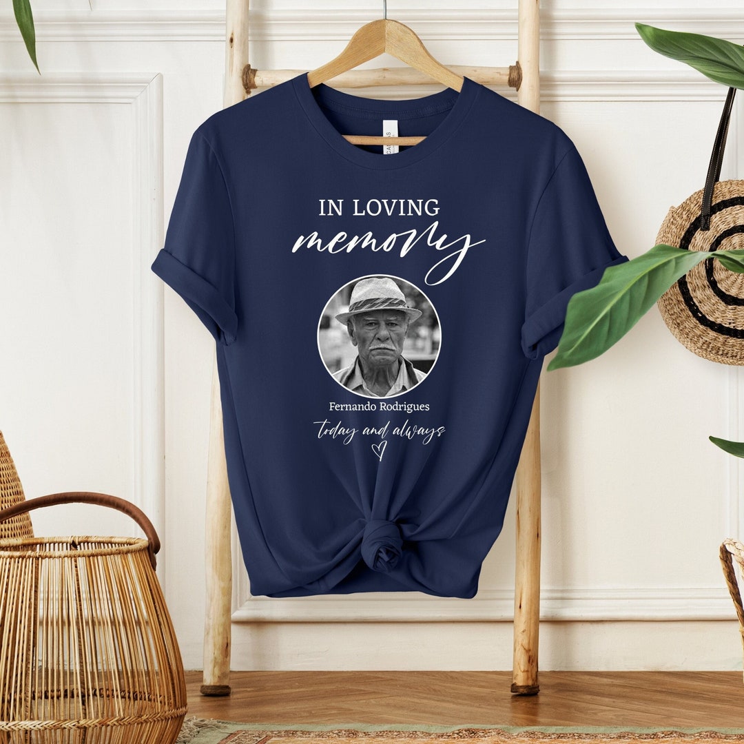 Memorial Loss Shirt,in Loving Memory T-shirt,custom Funeral Shirt,r.i.p ...