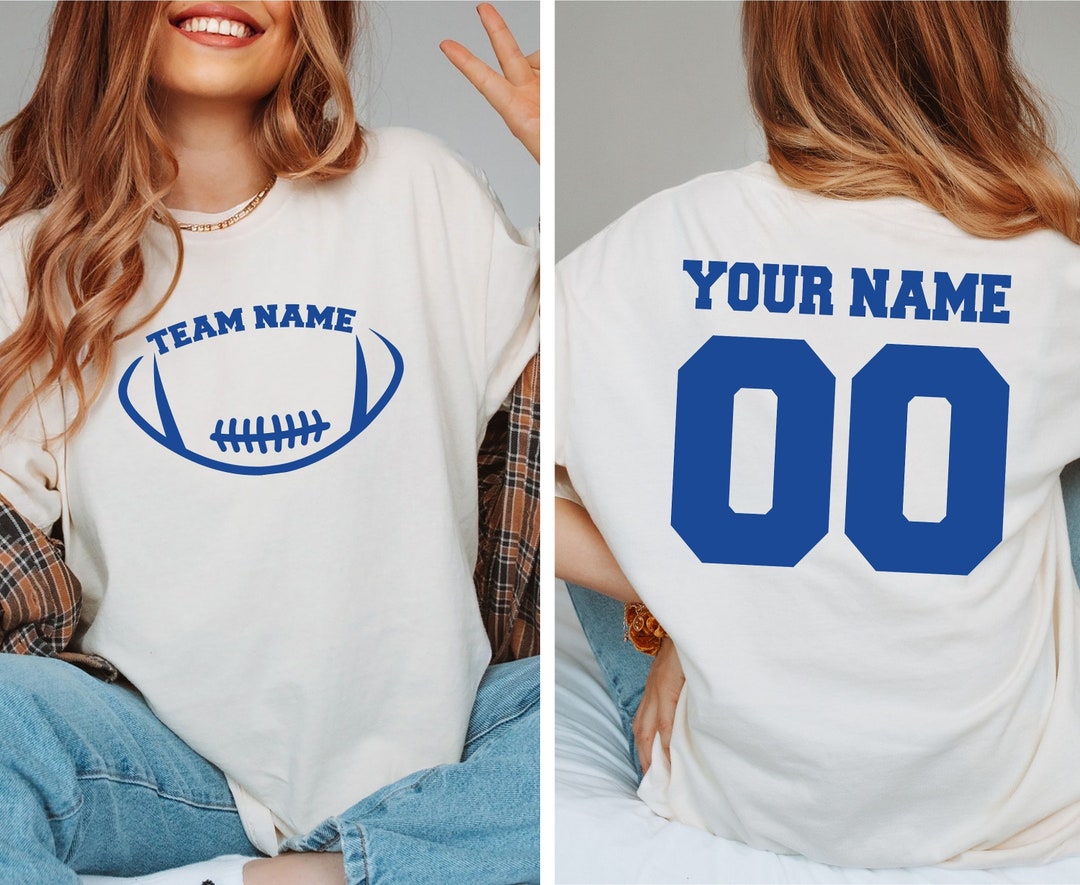 Custom Sport Shirt, Custom Team Name and Number Shirt, Customizable ...