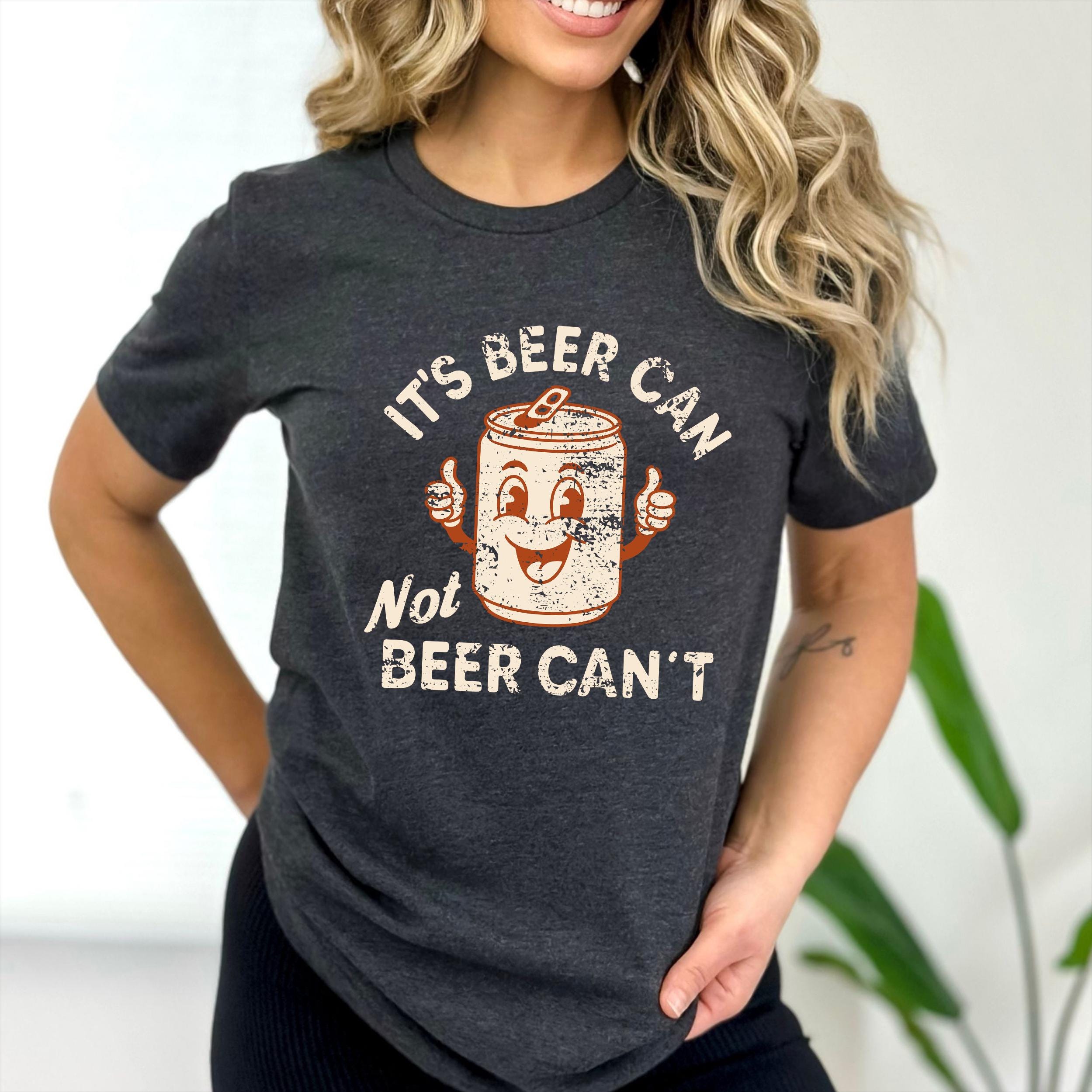 Funny Beer Can T-shirt: Sarcastic Drinking Tee for Men - Etsy